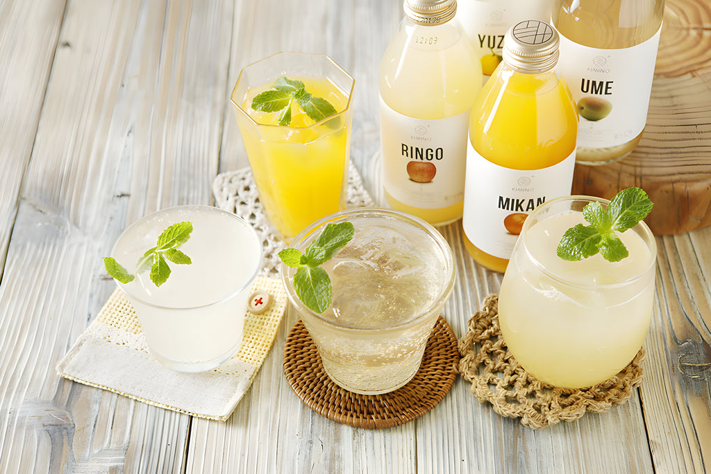 Kimino Sparkling Organic Fruit Drinks - Organic Soda Pops