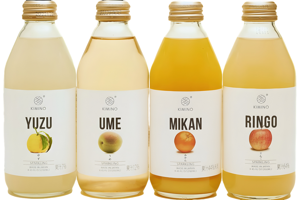 Kimino Sparkling Organic Fruit Drinks - Organic Soda Pops