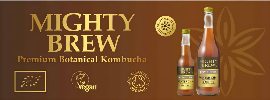 Mighty Brew Organic Kombucha - Organic Soda Pops