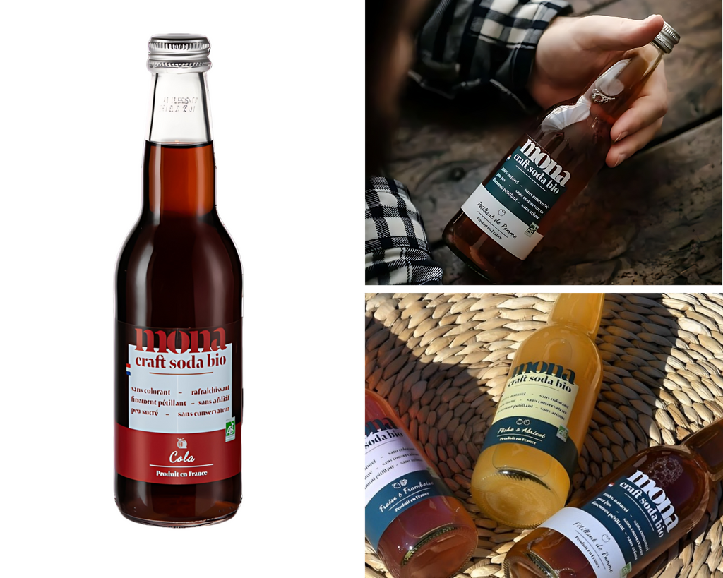 Mona French Craft Organic Cola - Organic Soda Pops