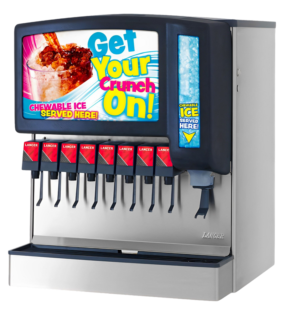 Lancer Sensation 30" Ice Soft Drink Dispenser - Organic Soda Pops