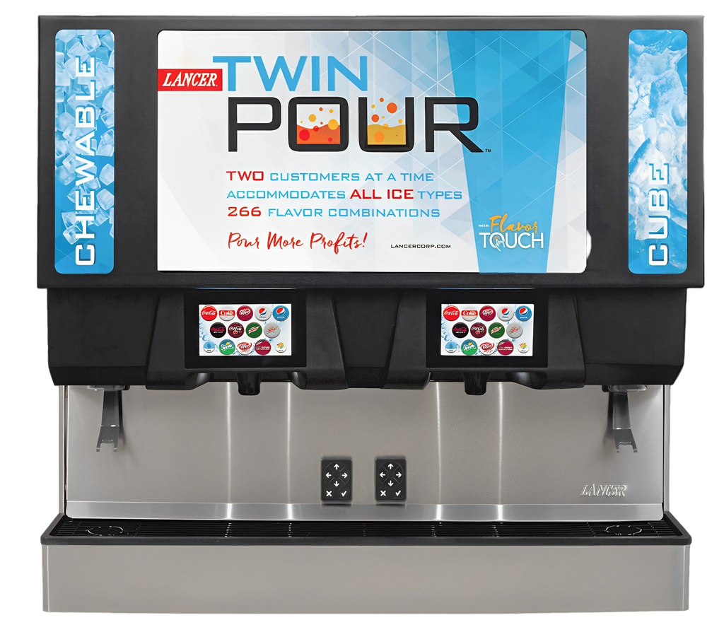 Twinpour With LCD Screen Soda Fountain Machine - Organic Soda Pops